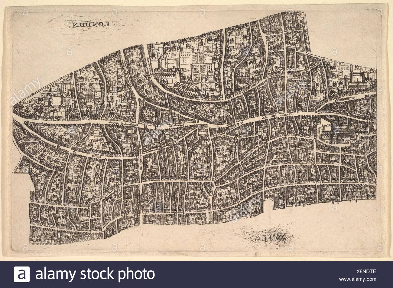 The Great Fire Of London Before High Resolution Stock Photography and ...