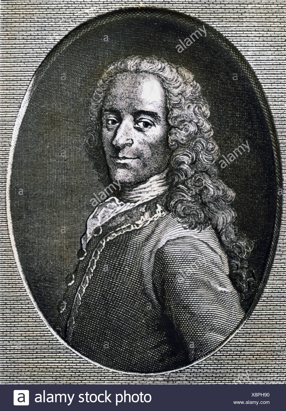 Voltaire 18th Century French Author High Resolution Stock Photography ...