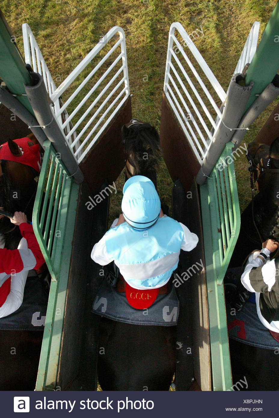 Horse Race Starting Gate High Resolution Stock Photography and Images ...