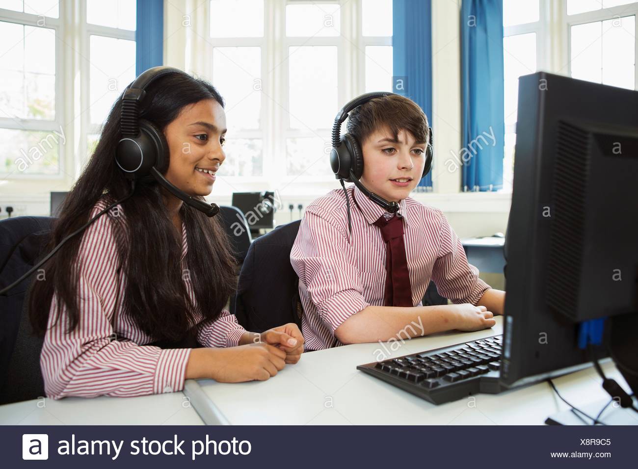 Indian Classroom And Technology High Resolution Stock Photography and ...