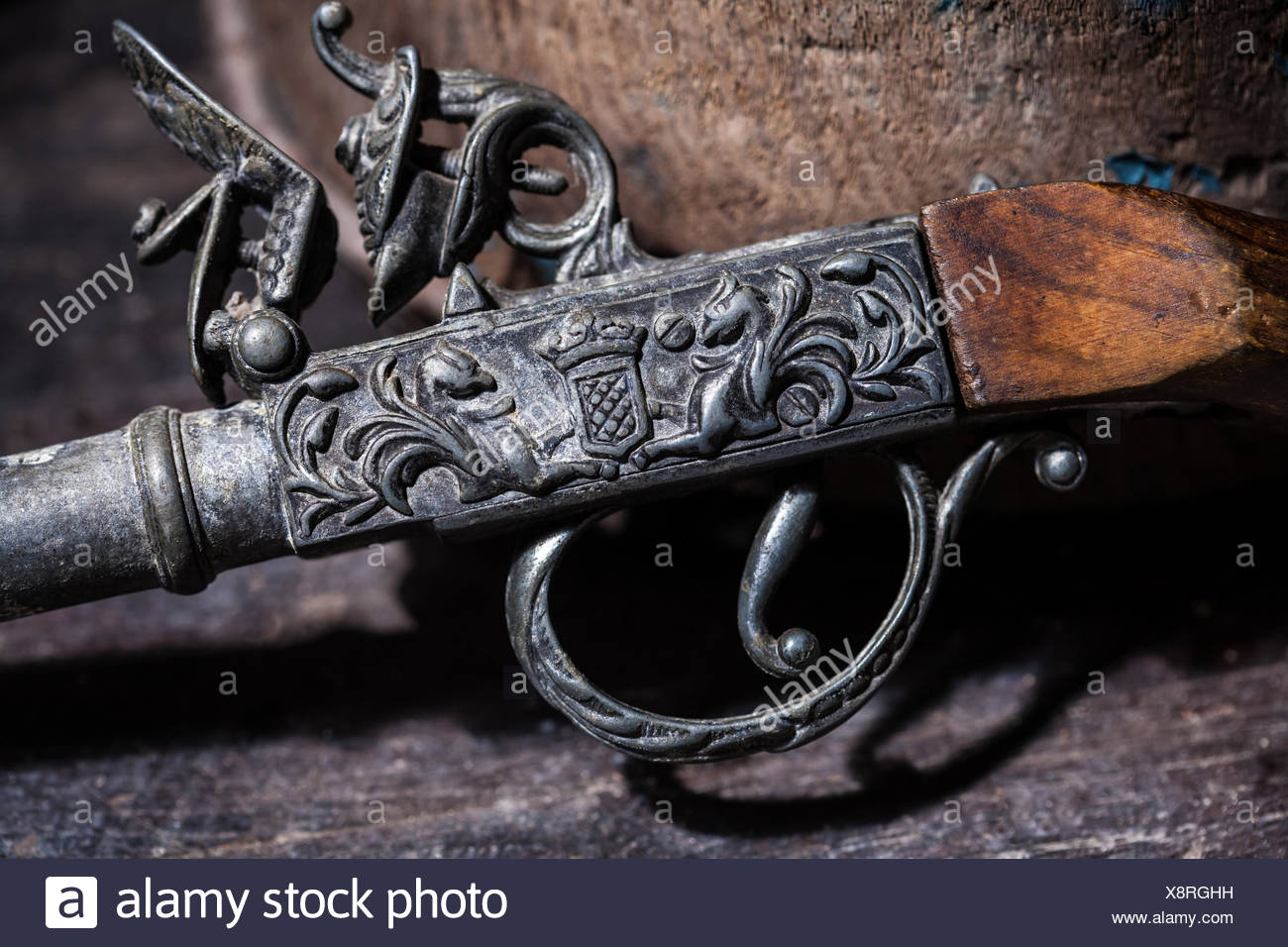 Vintage Black Powder Gun High Resolution Stock Photography and Images ...