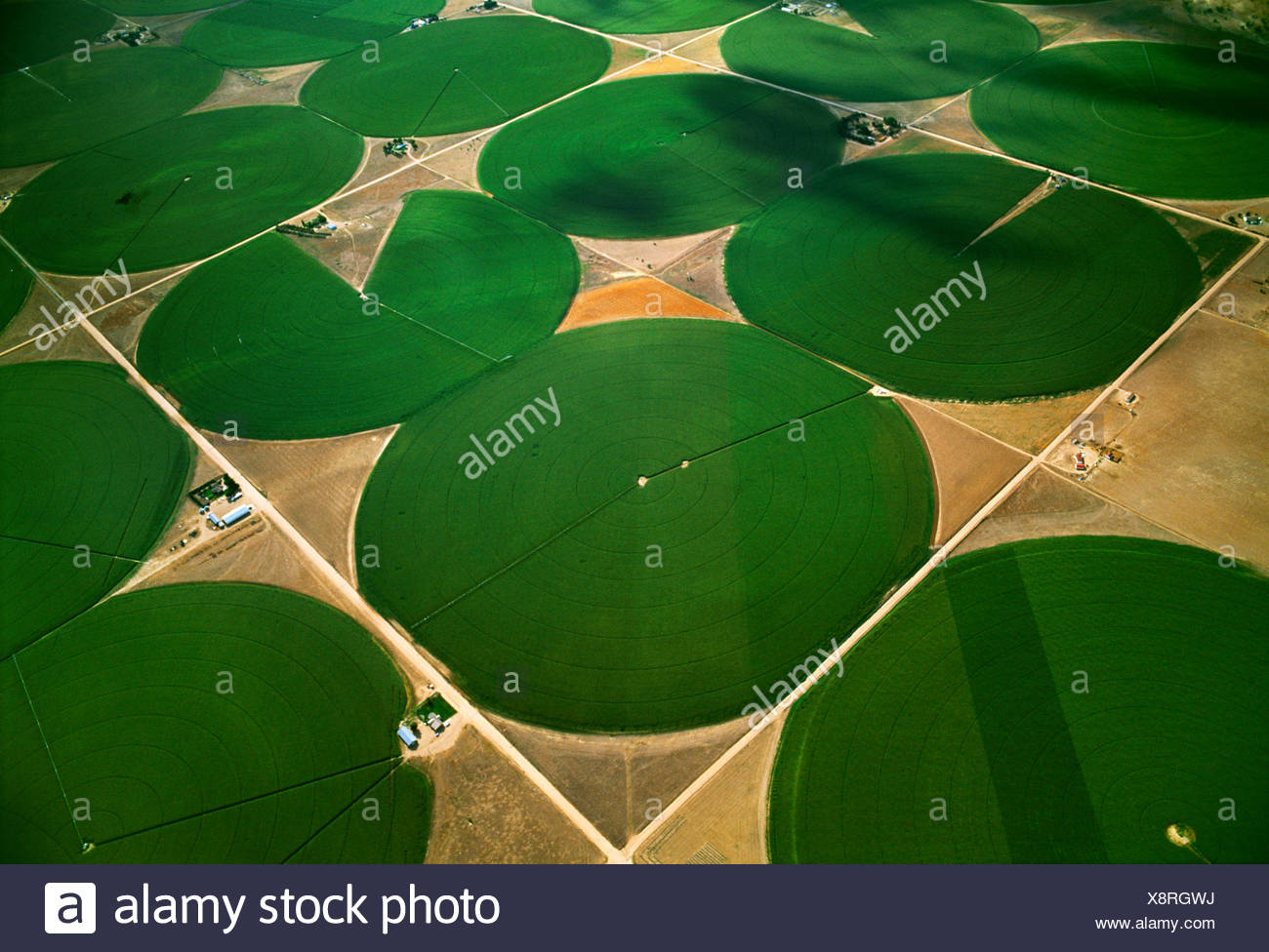 Crop Circle Colorado Usa High Resolution Stock Photography and Images ...