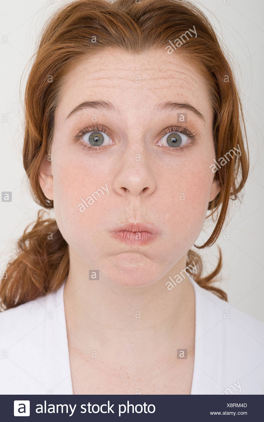 Cheeks Blowing High Resolution Stock Photography and Images - Alamy