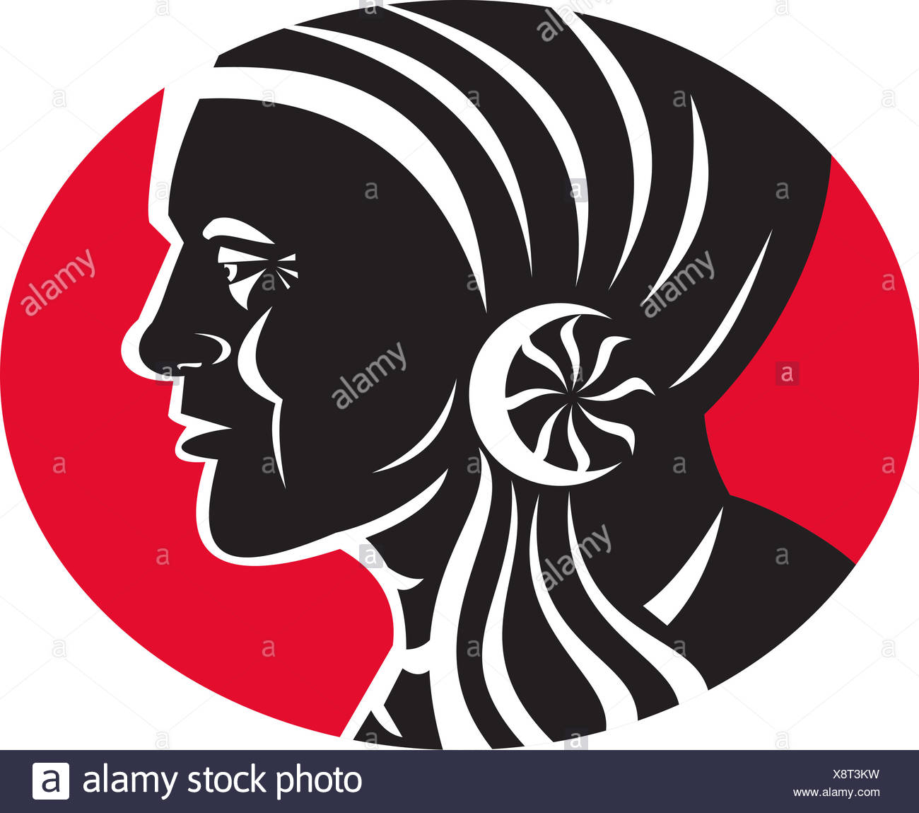 Native American Indian Chieftain High Resolution Stock Photography and ...