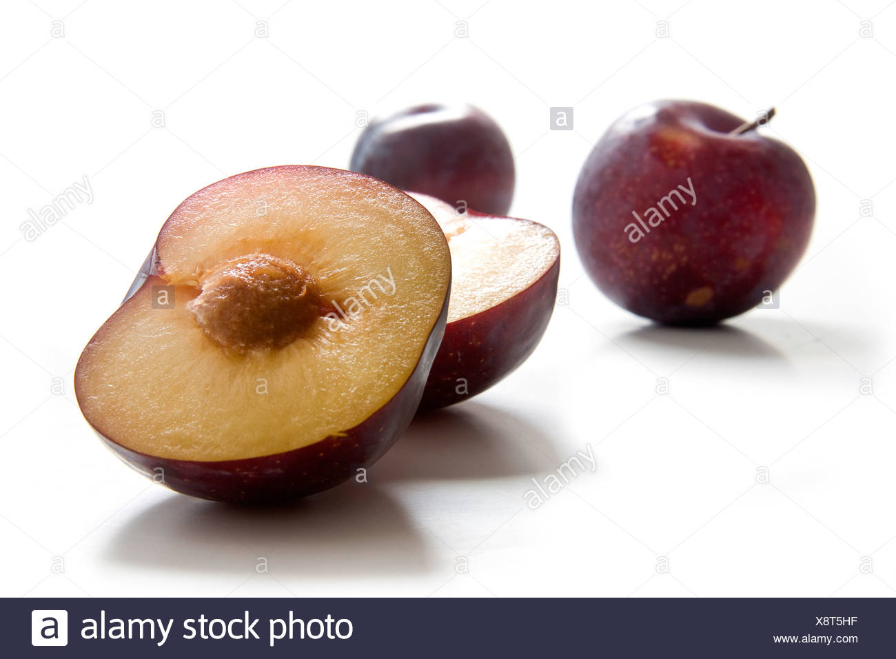 Half Of Plum High Resolution Stock Photography and Images - Alamy