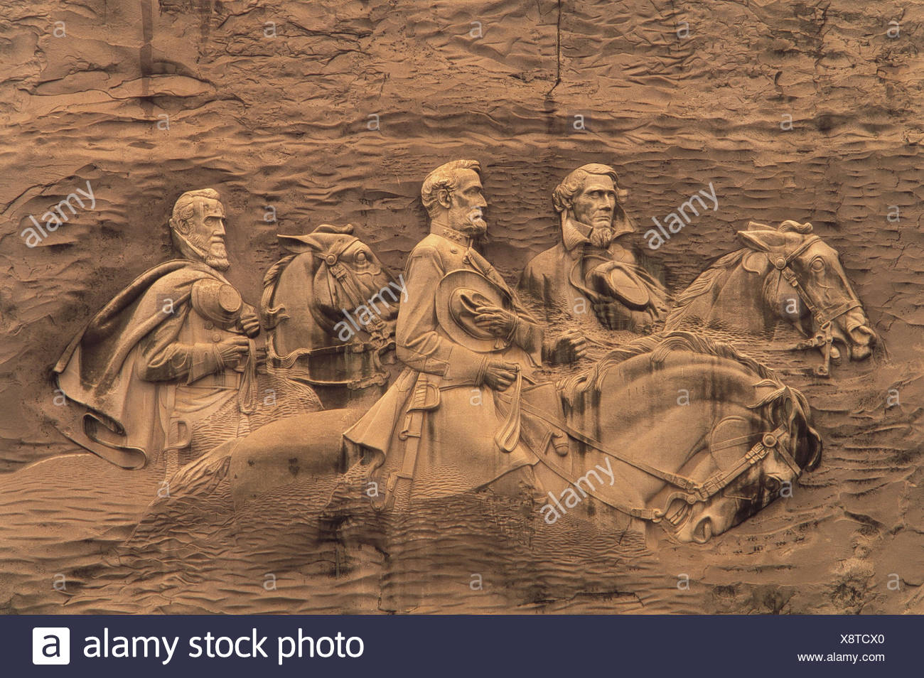 Confederate Memorial Stone Mountain Georgia High Resolution Stock ...