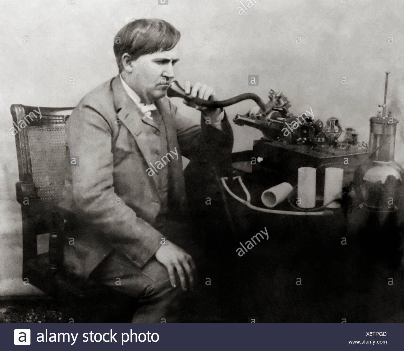 Thomas Edison Phonograph High Resolution Stock Photography and Images ...