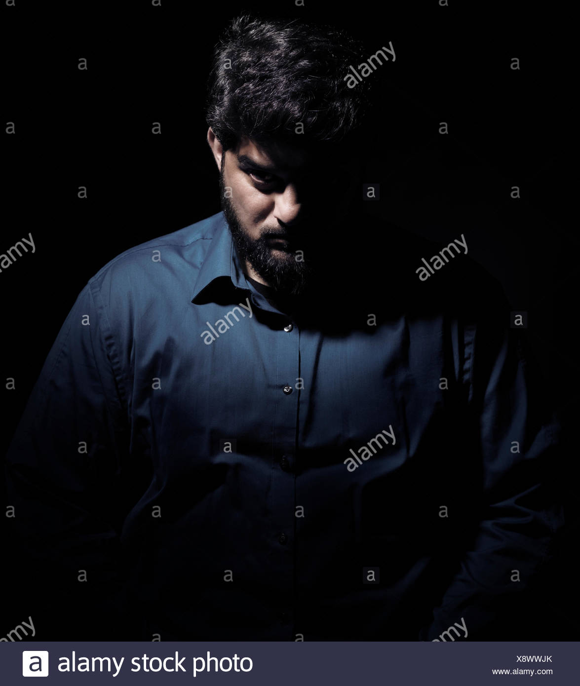Threatening Man Shadow High Resolution Stock Photography and Images - Alamy