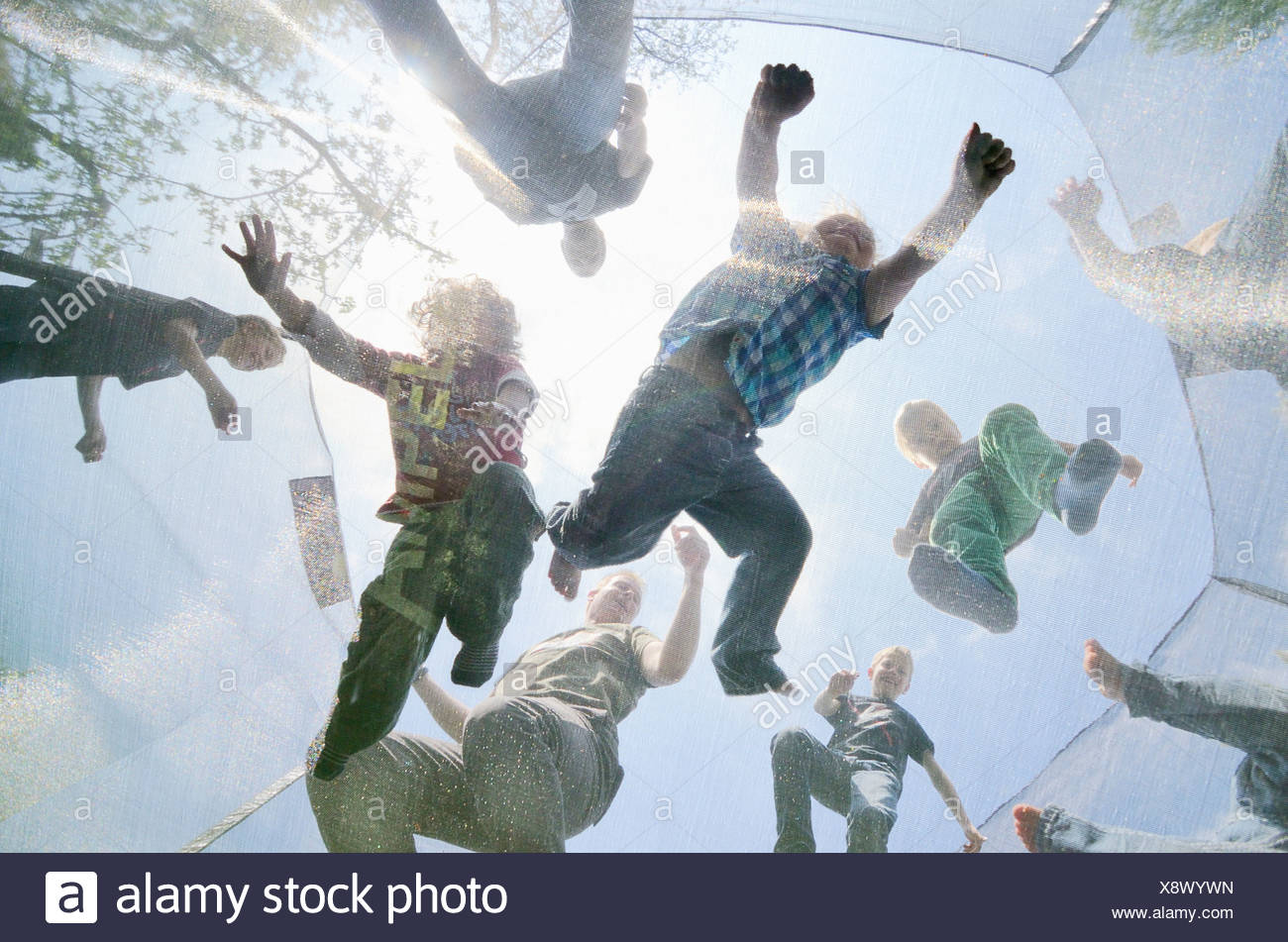 Boys Jumping High Resolution Stock Photography and Images - Alamy