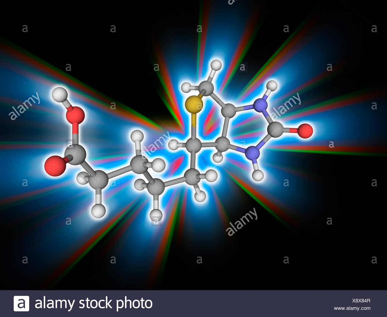 Vitamin B7 Molecule High Resolution Stock Photography and Images - Alamy