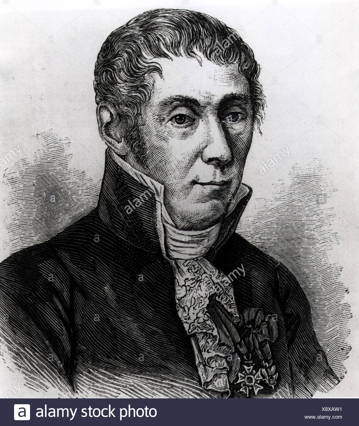 Alessandro Volta 1745 1827 Italian Physicist High Resolution Stock ...