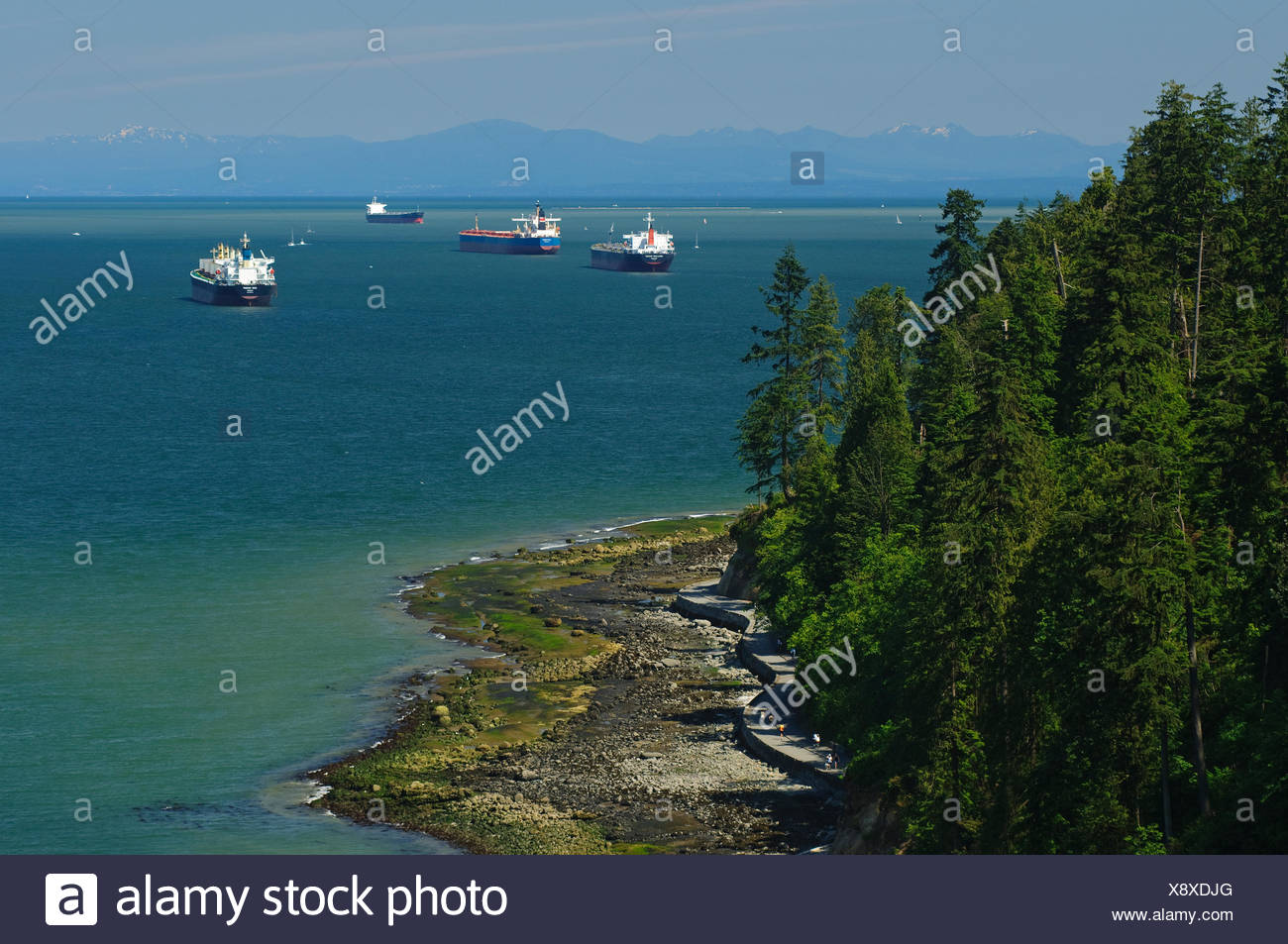 English Bay Vancouver Seawall High Resolution Stock Photography and ...