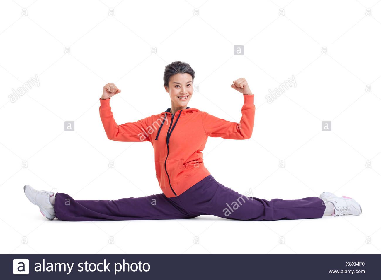 Woman Doing The Splits Stock Photos & Woman Doing The Splits Stock ...
