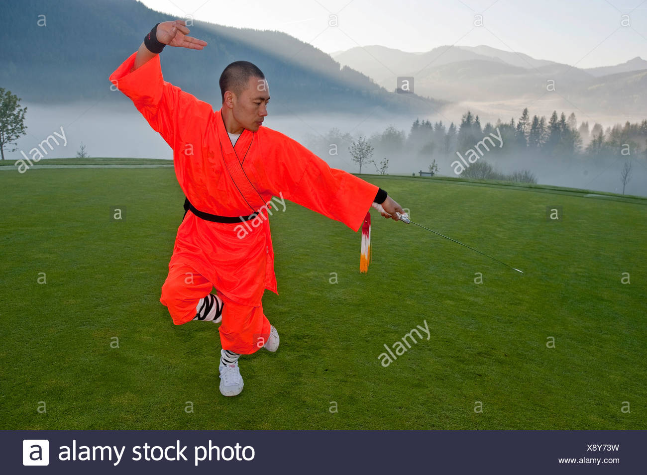 Monk Fighting High Resolution Stock Photography and Images - Alamy