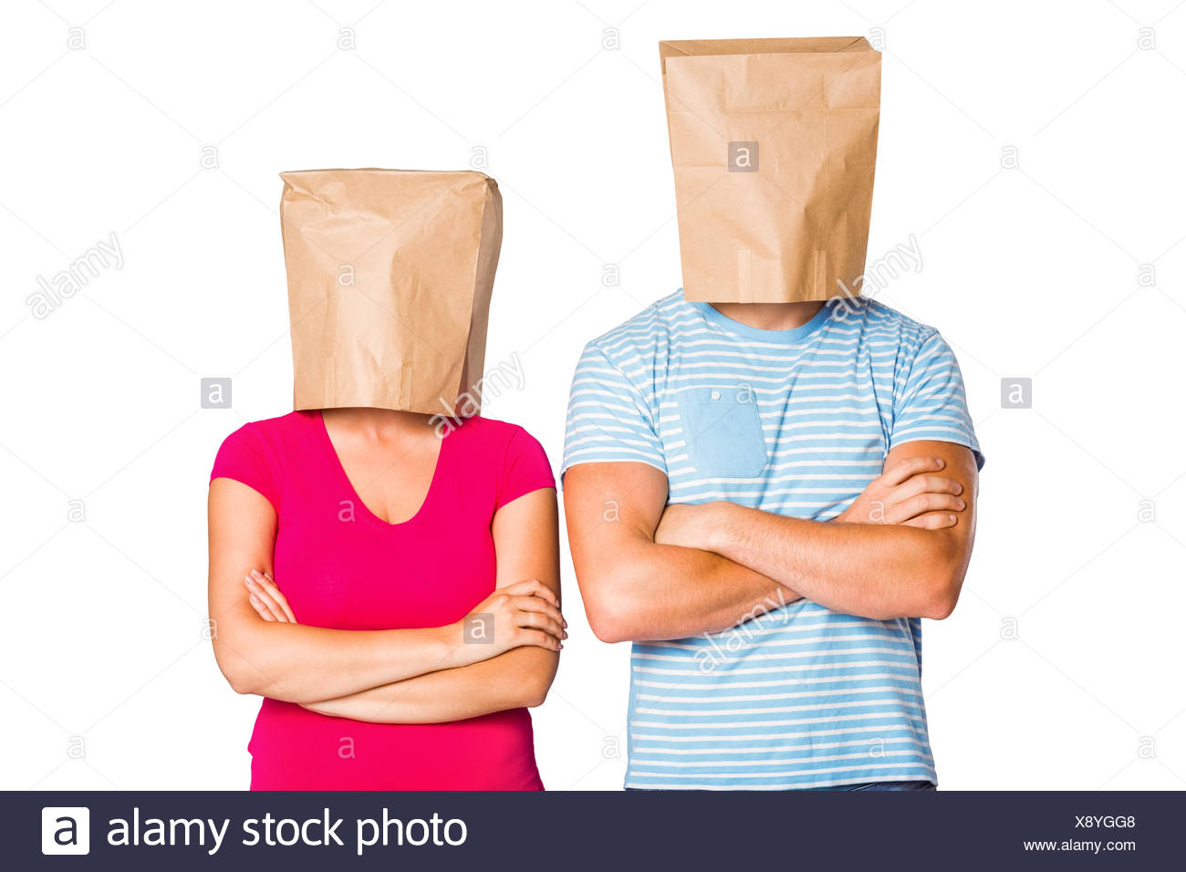 Woman Paper Bag Over Head High Resolution Stock Photography and Images ...