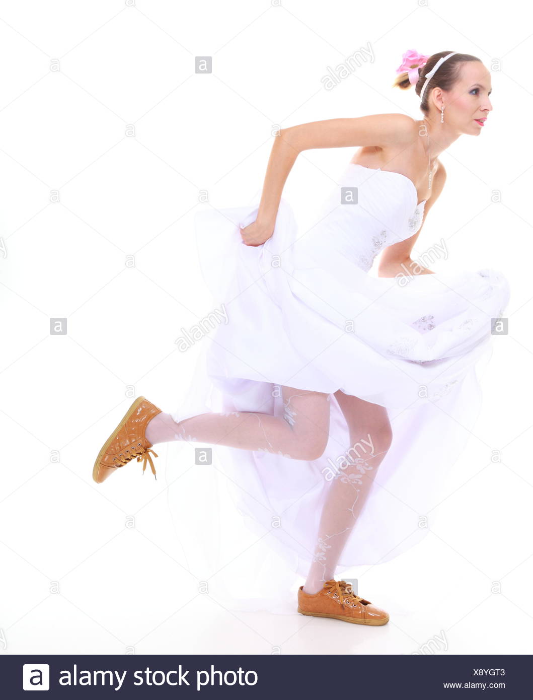 Bride Running Away High Resolution Stock Photography and Images - Alamy