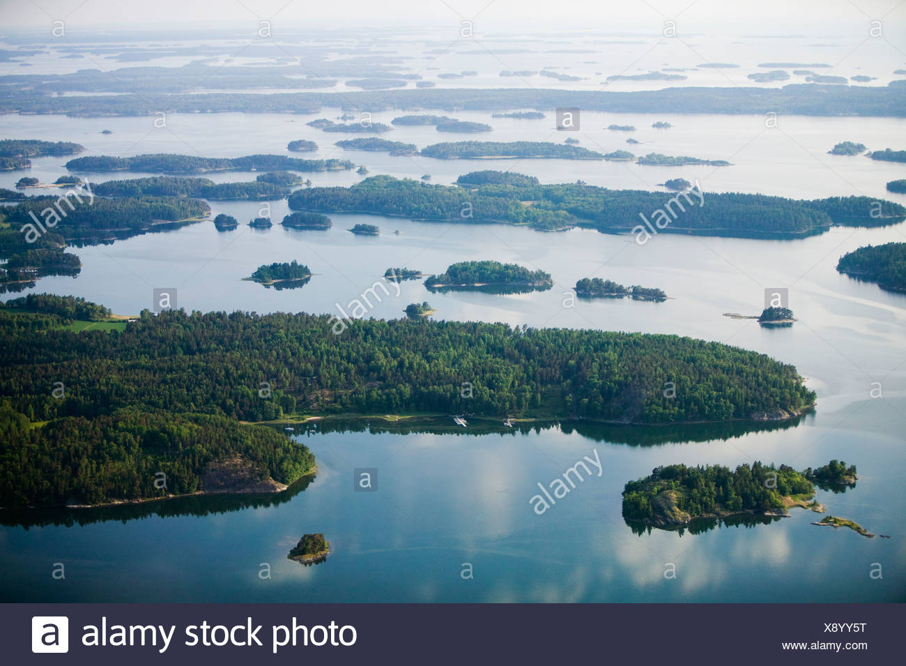 Stockholm Archipelago Aerial High Resolution Stock Photography and ...