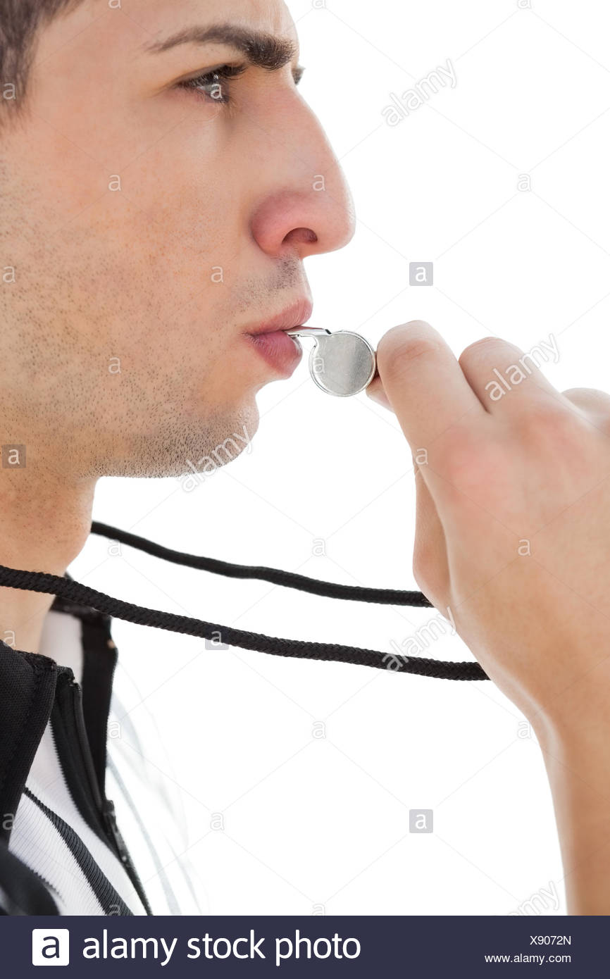 Blowing Whistle And Uniform High Resolution Stock Photography and ...