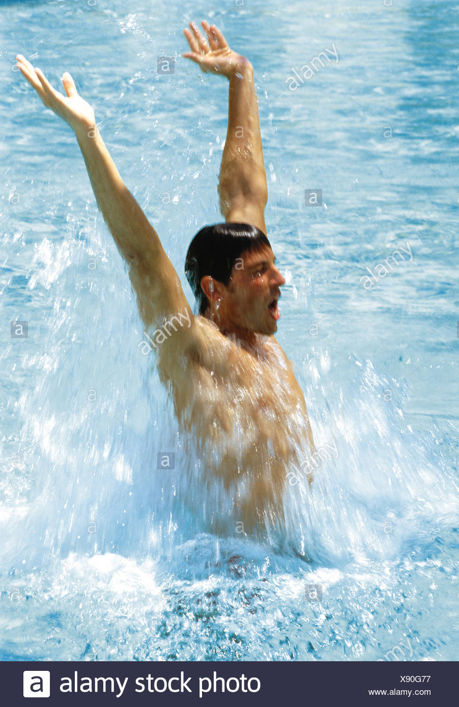Man Emerging Water High Resolution Stock Photography and Images - Alamy