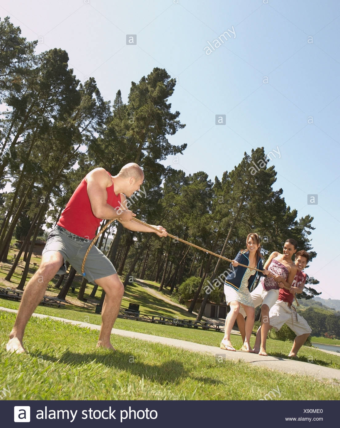 Tug Of War Rope High Resolution Stock Photography and Images - Alamy