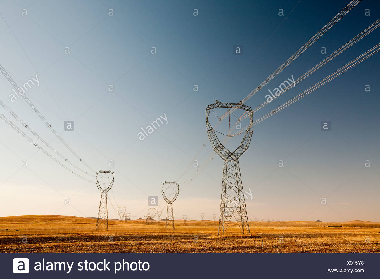 China Power Lines High Resolution Stock Photography and Images - Alamy