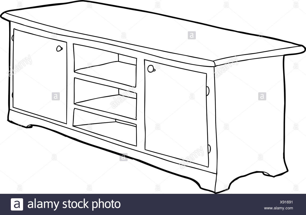 Black Outline Single Hand Drawn High Resolution Stock Photography and ...