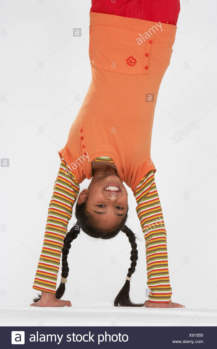 Handstand Child Stock Photos & Handstand Child Stock Images - Alamy