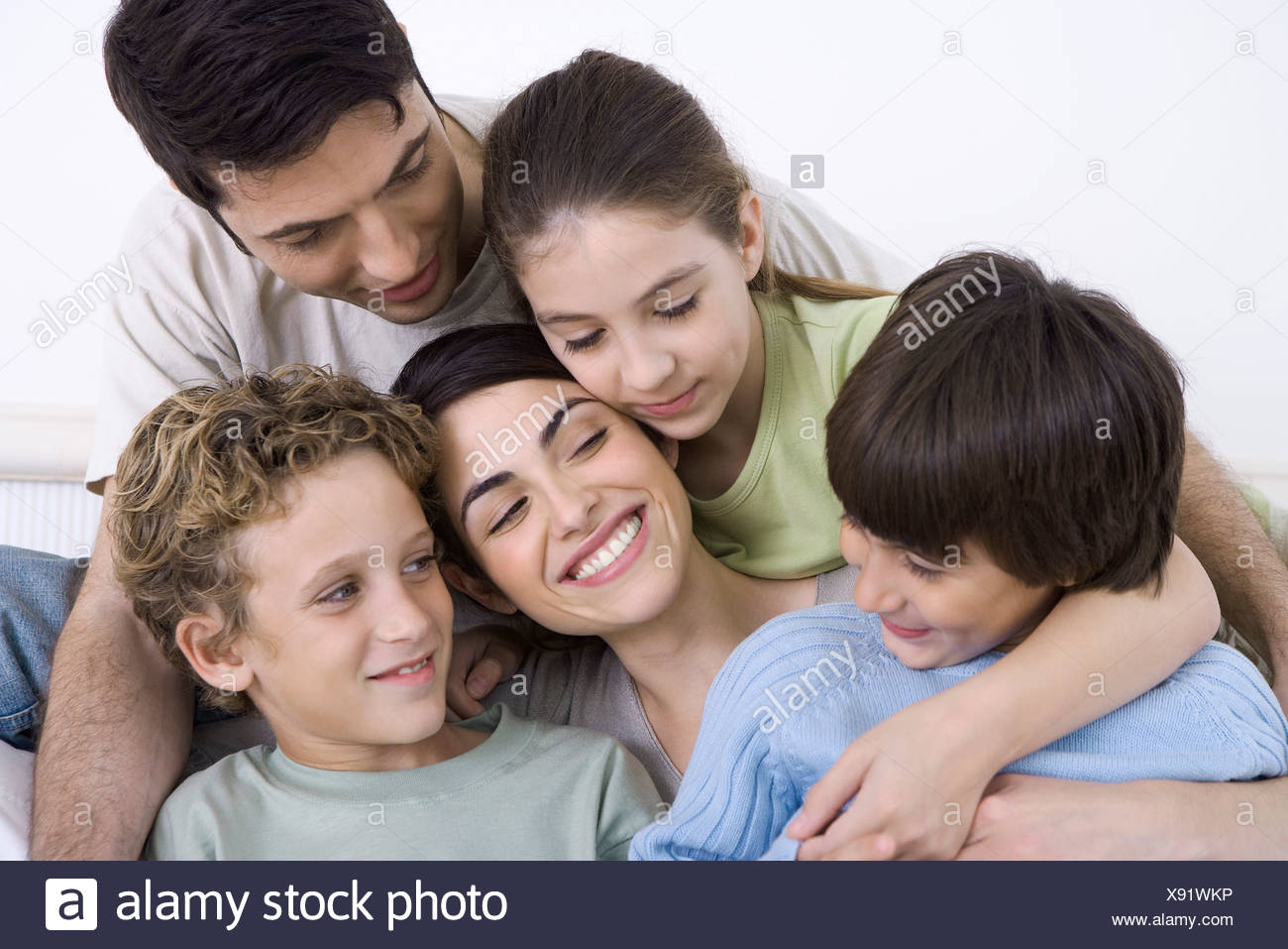 Two Children Hugging Each Other High Resolution Stock Photography and ...