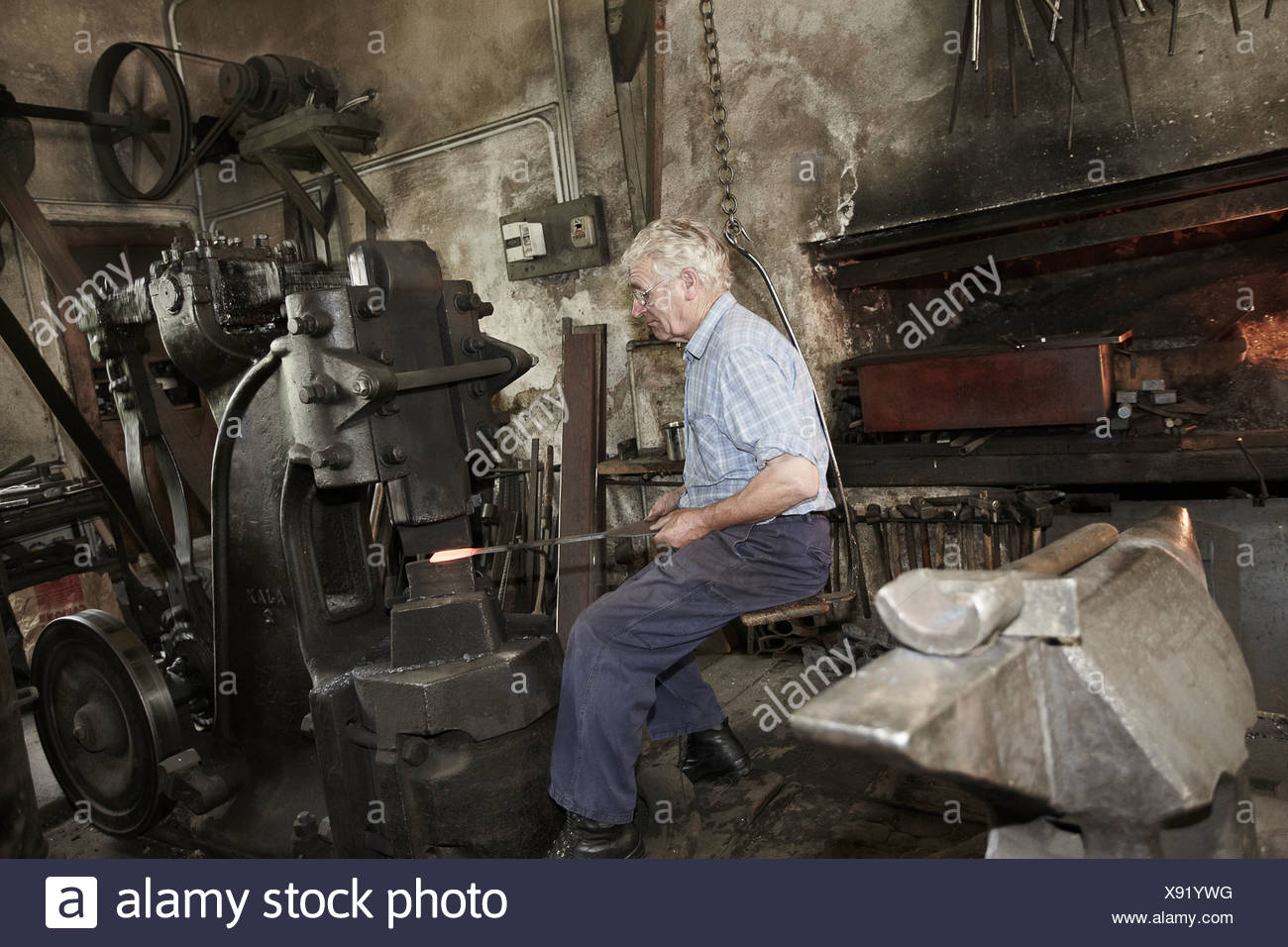 Old Blacksmith High Resolution Stock Photography and Images - Alamy