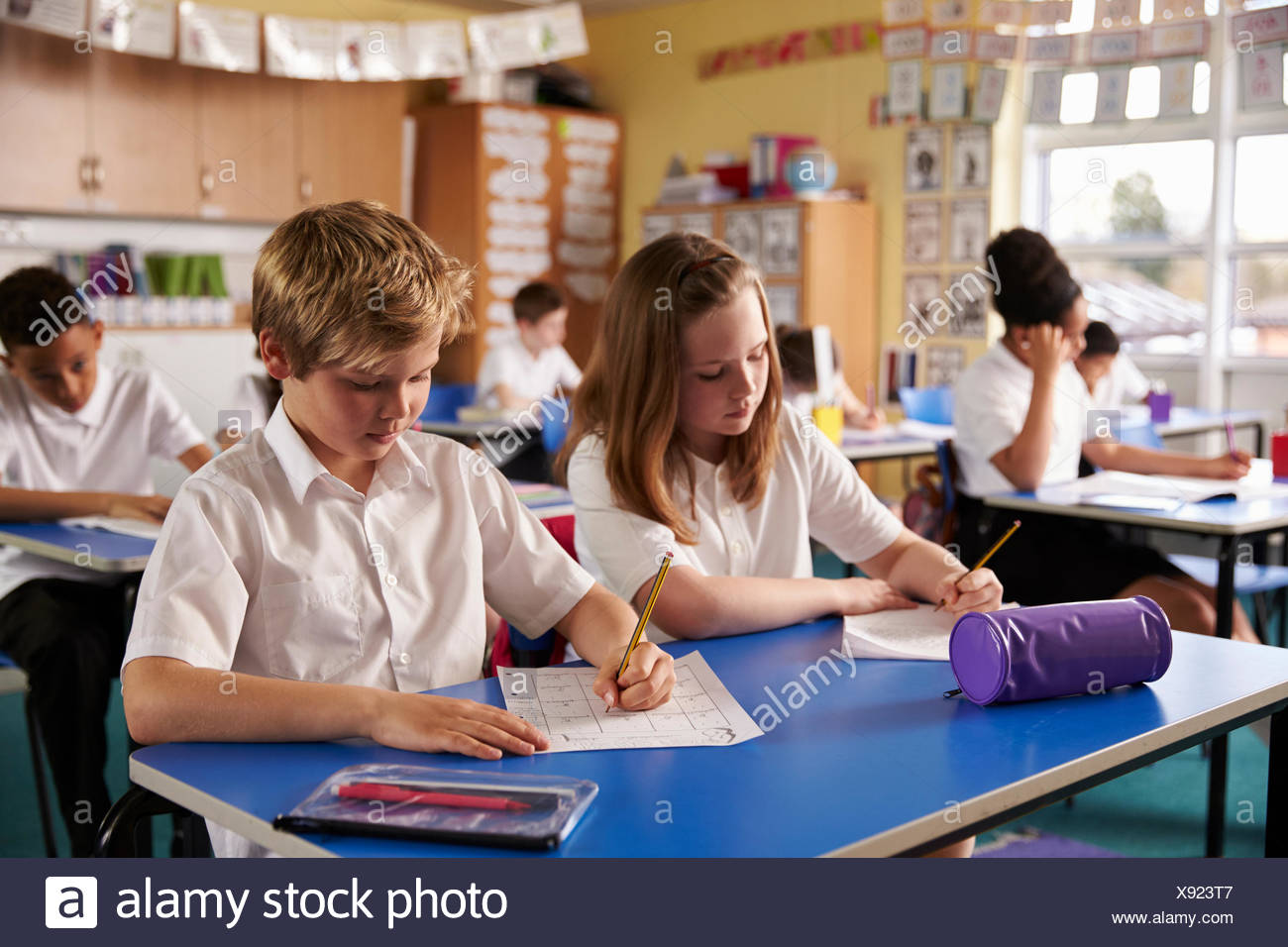 Primary School Classroom High Resolution Stock Photography and Images ...