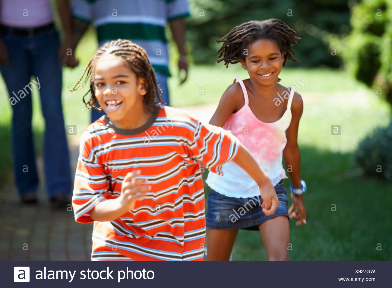 African Group Children Running High Resolution Stock Photography and ...