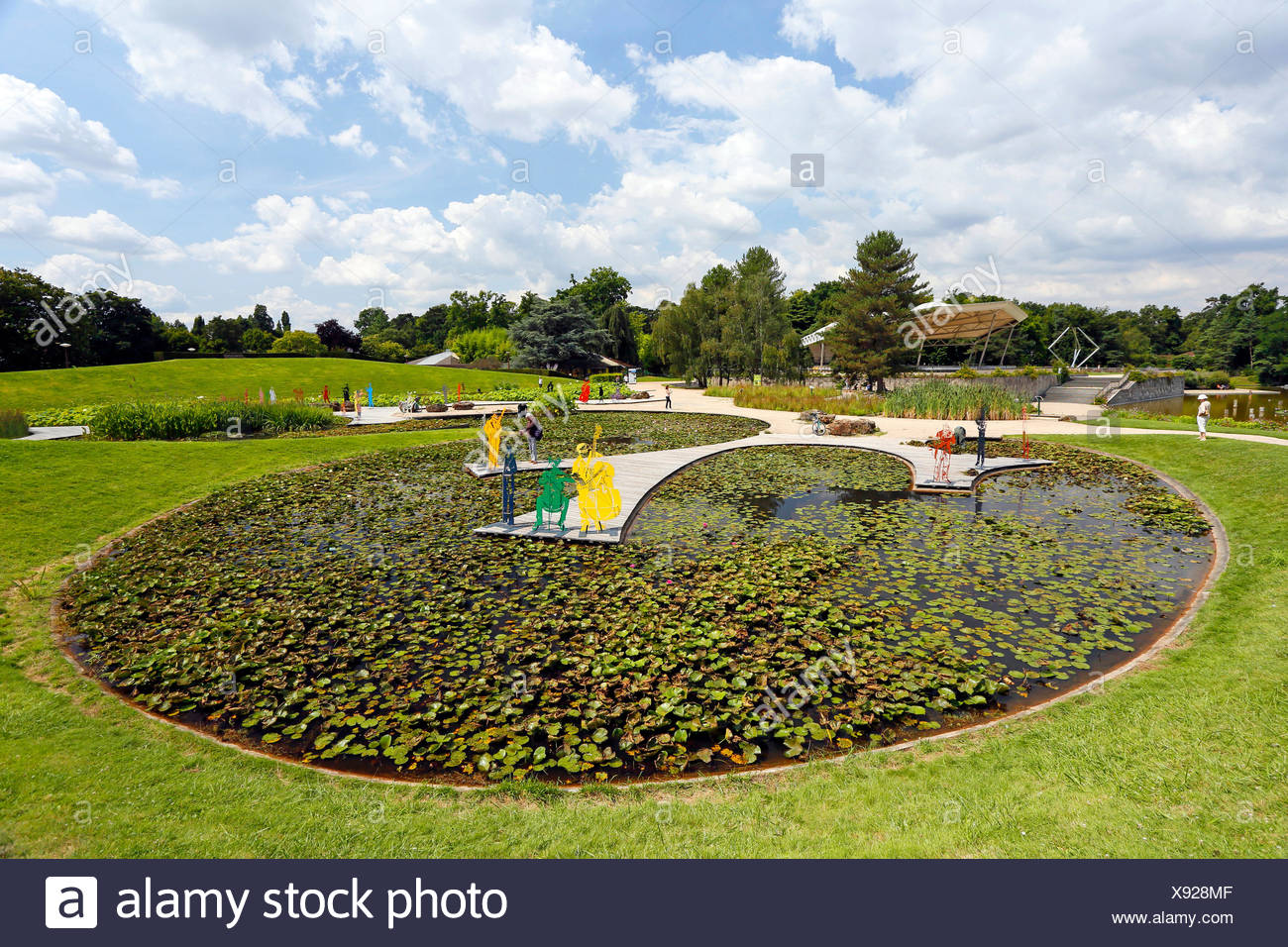 Paris Val De Marne Vincennes Parc Floral High Resolution Stock ...