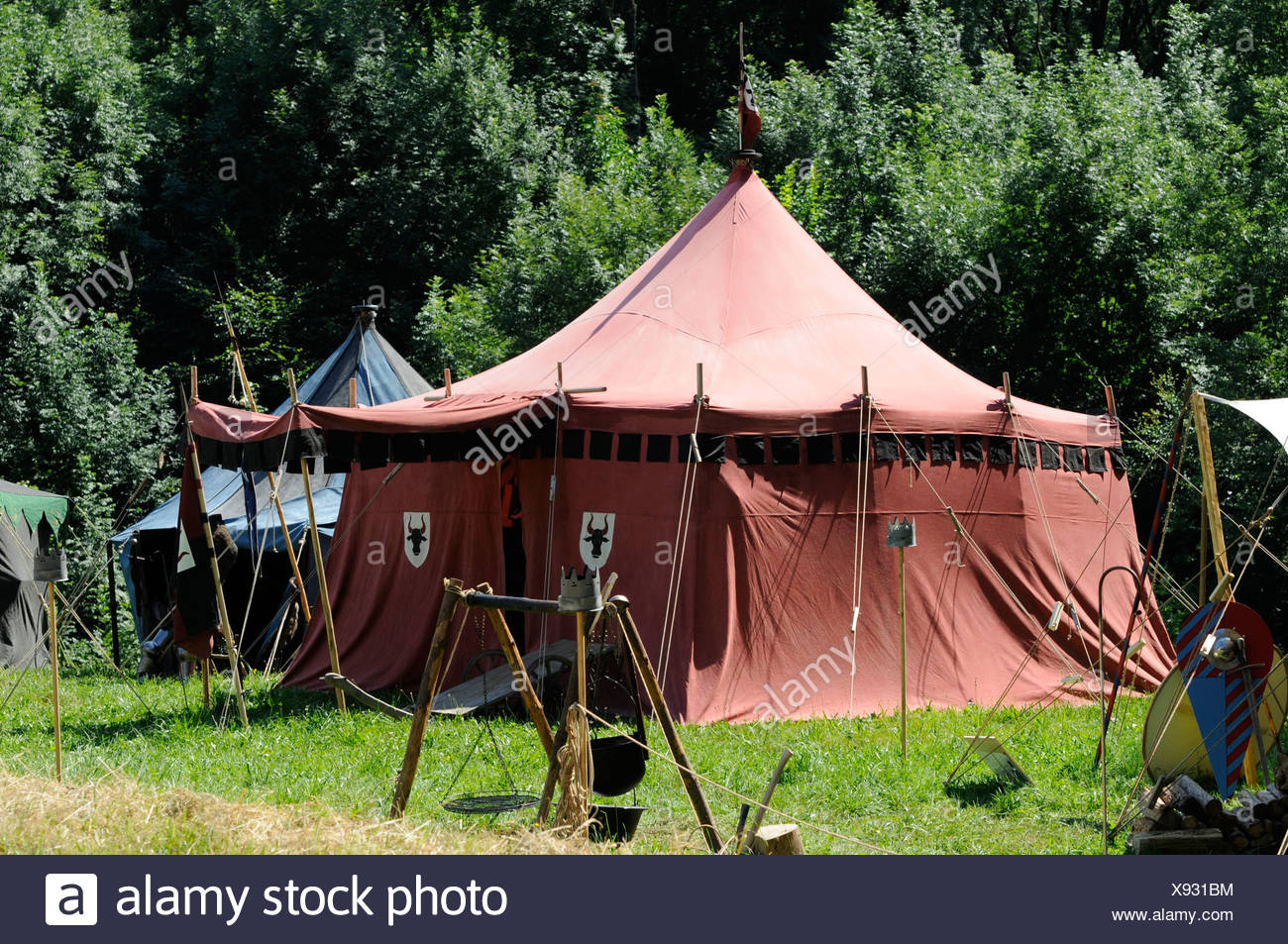 Medieval Tournament Tents High Resolution Stock Photography and Images ...