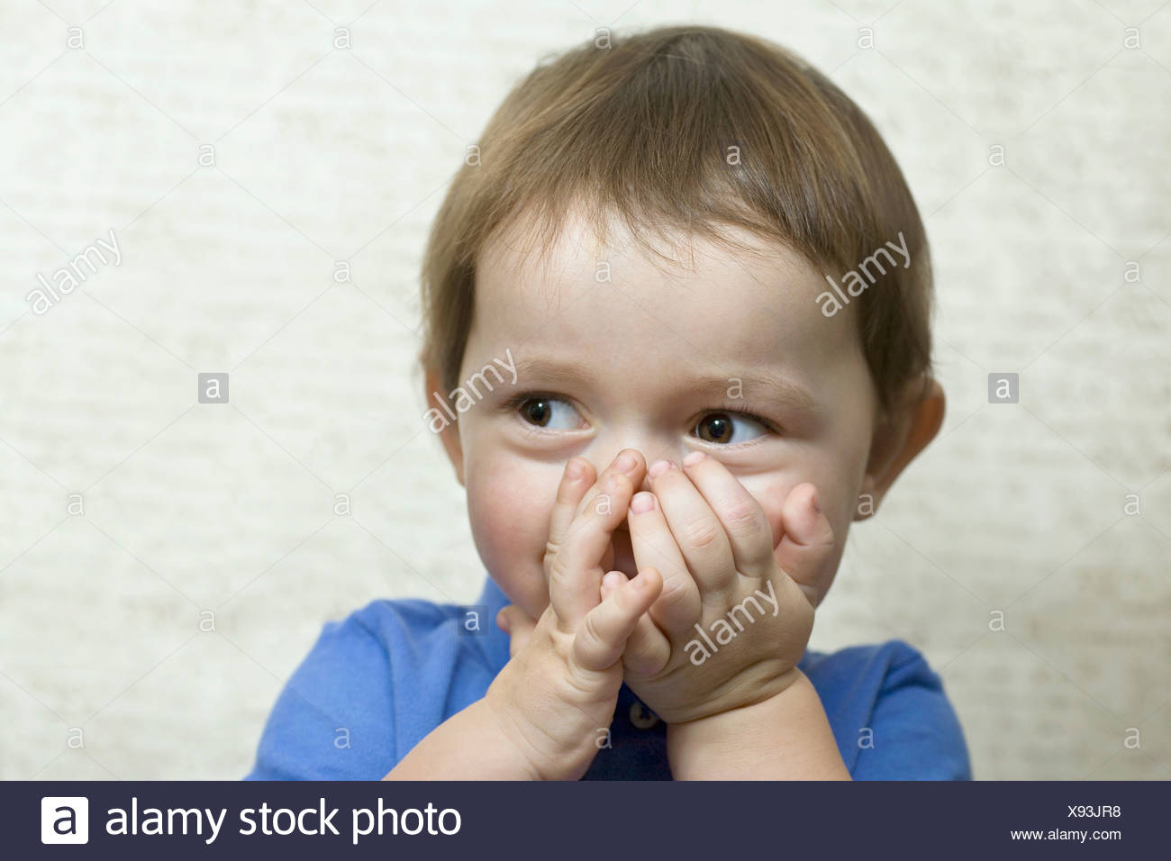 Shy Child Giggling High Resolution Stock Photography and Images - Alamy