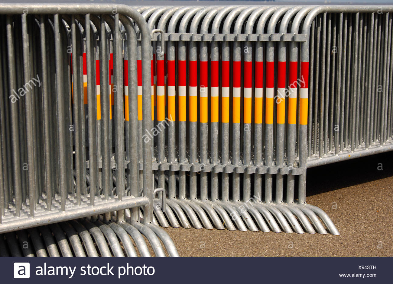 Metal Barriers High Resolution Stock Photography and Images - Alamy