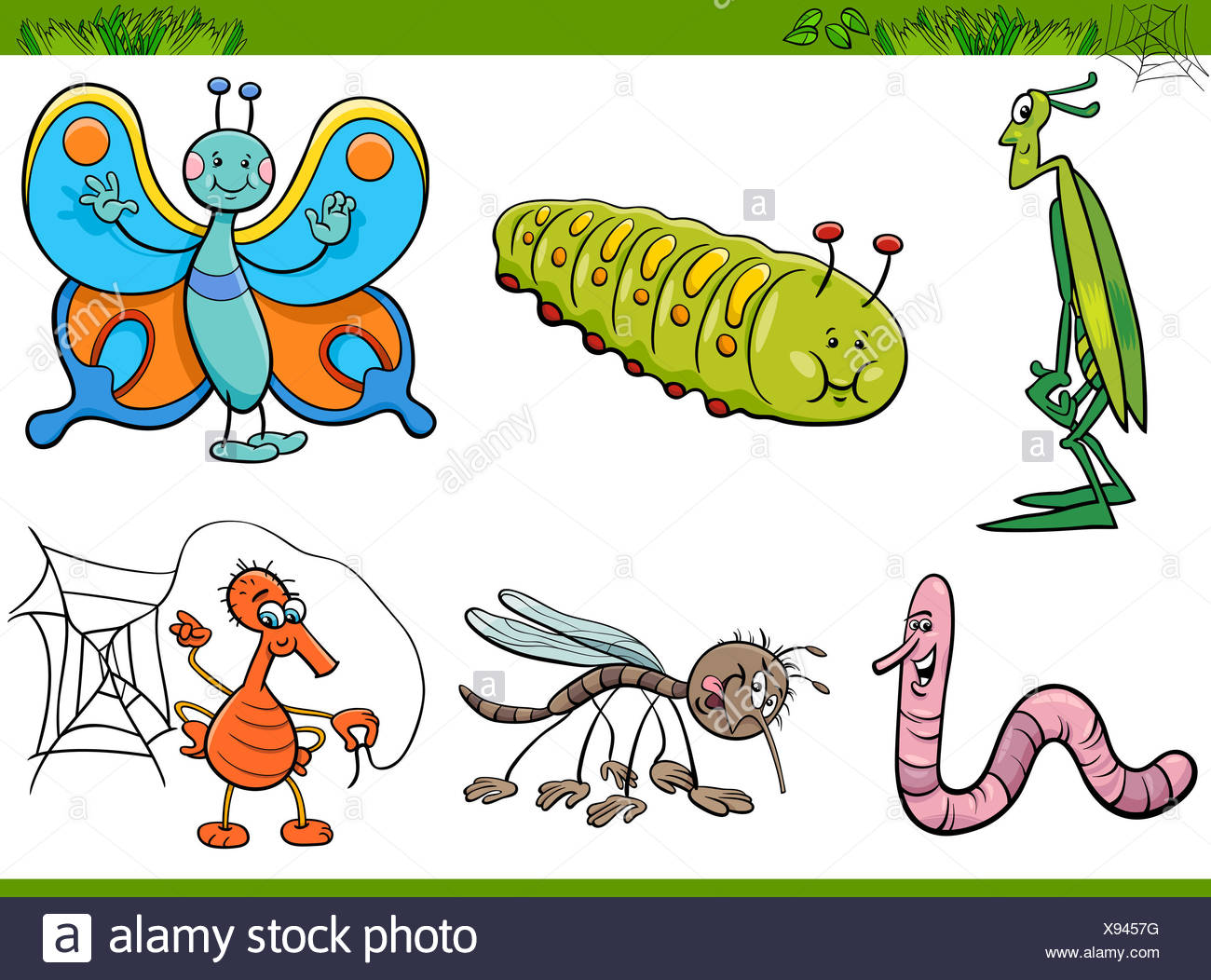Cartoon Insect Stock Photos & Cartoon Insect Stock Images - Alamy