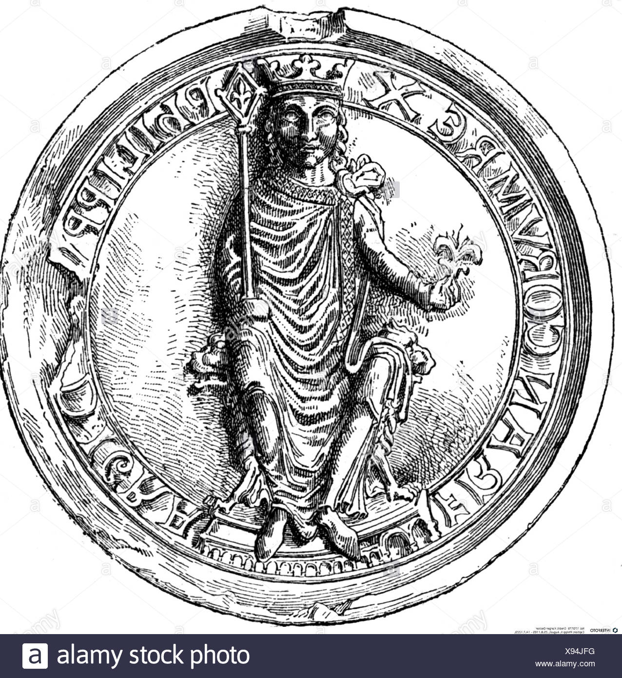 Philippe Ii Auguste 1165 1223 Stock Photos & Philippe Ii Auguste 1165 ...