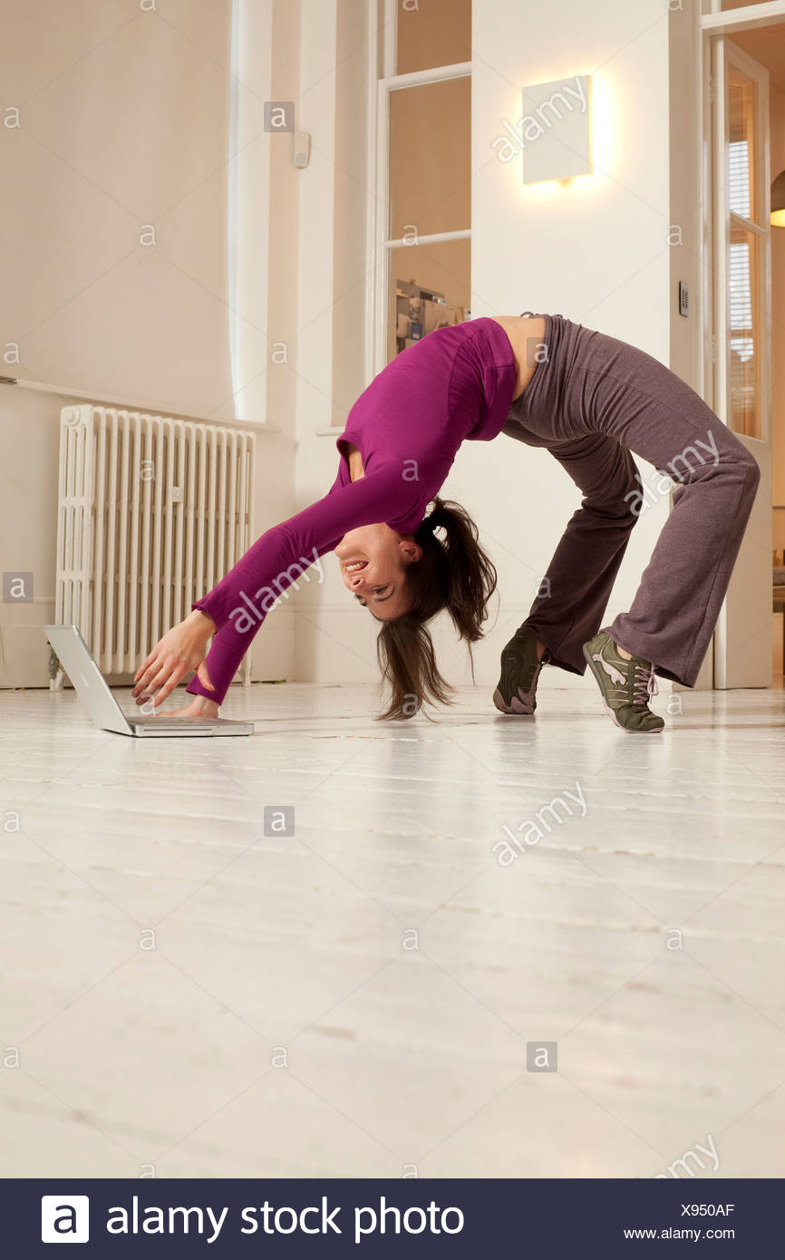 Woman Bending Over Stock Photos & Woman Bending Over Stock Images - Alamy