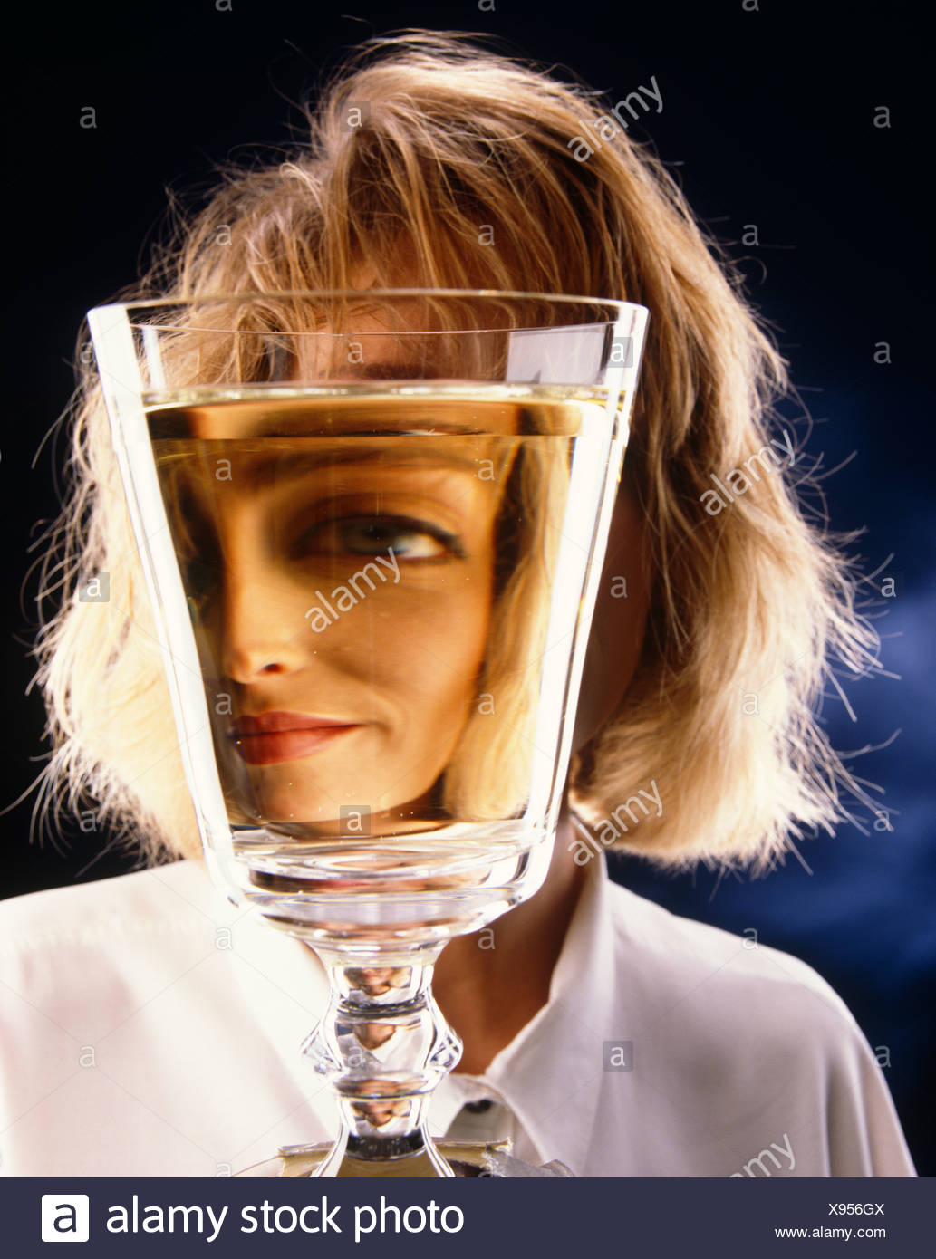 Distorted Woman Face High Resolution Stock Photography and Images - Alamy