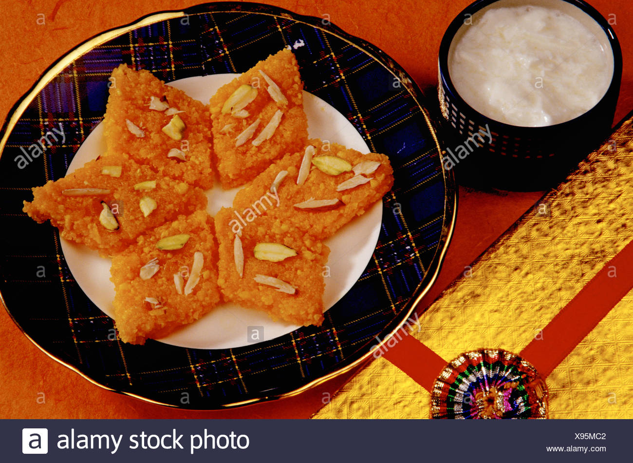 Malai Barfi Indian Sweet Stock Photos & Malai Barfi Indian Sweet Stock ...