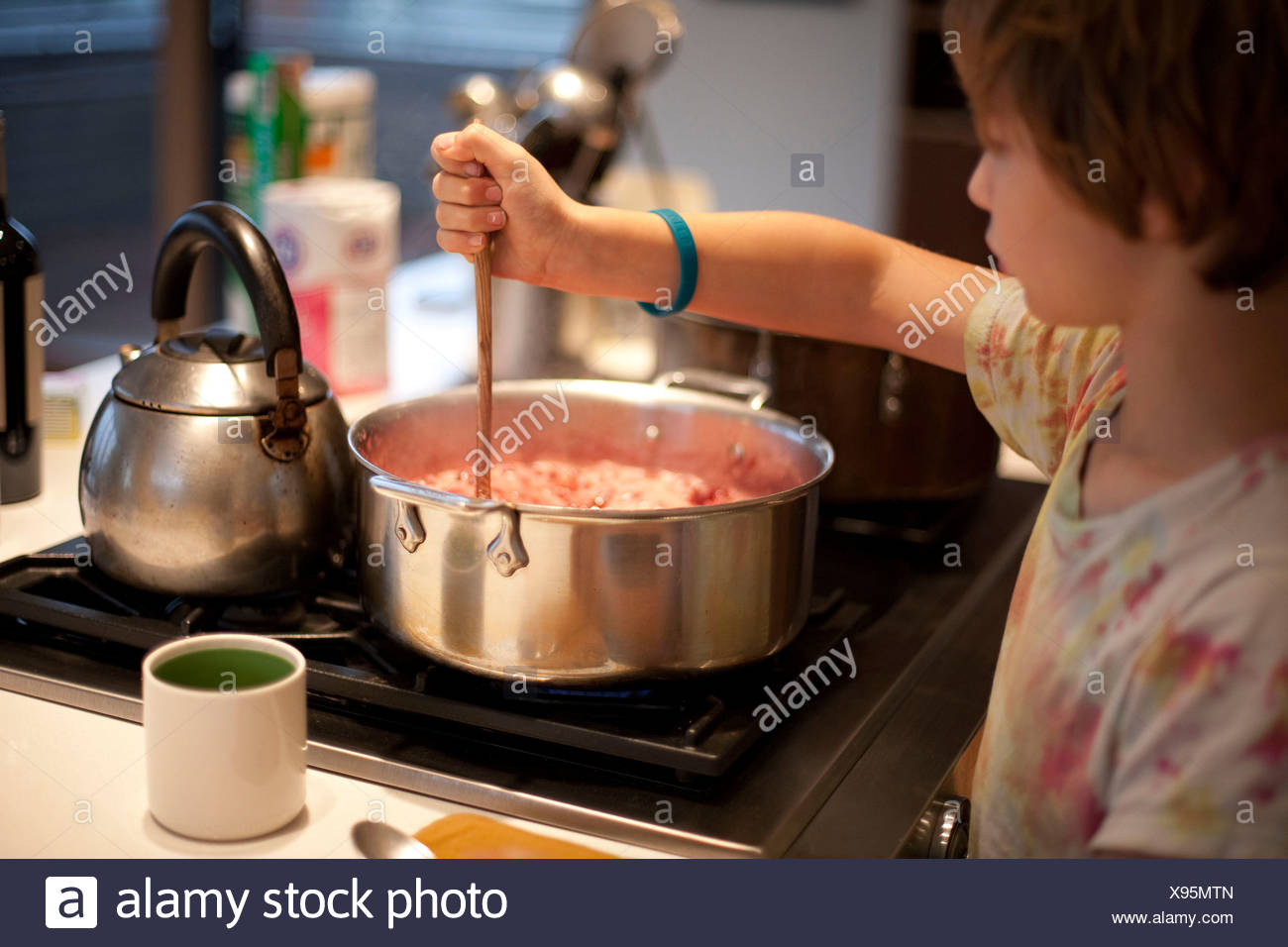 Child Pot Stove High Resolution Stock Photography and Images - Alamy
