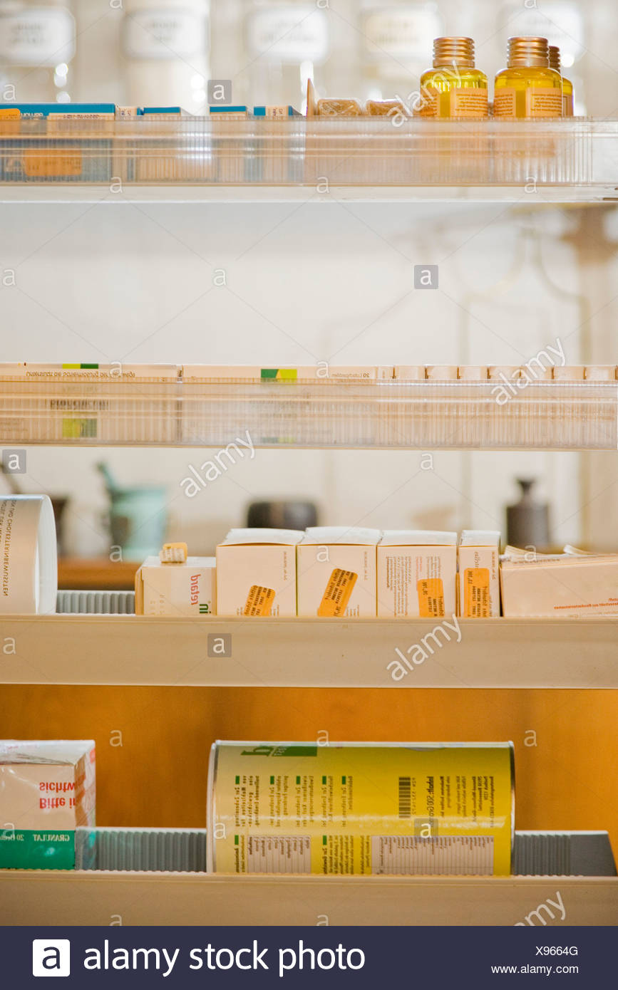 Medicines And Shelves High Resolution Stock Photography and Images - Alamy