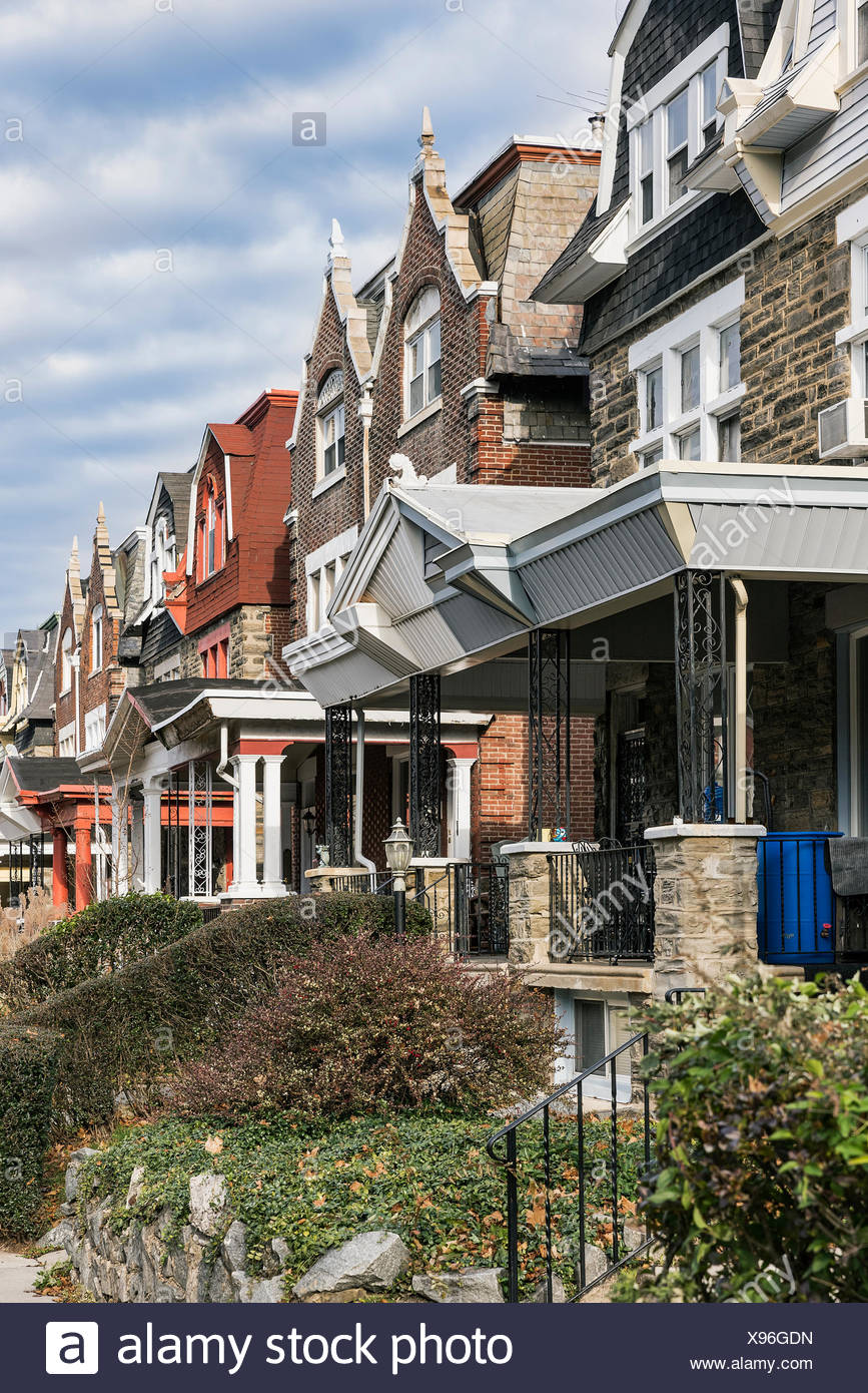 Row House Philadelphia High Resolution Stock Photography and Images - Alamy