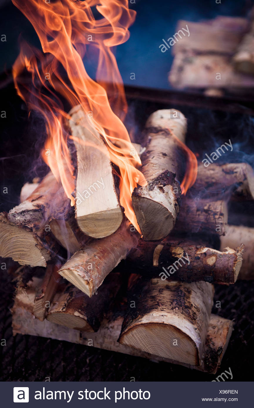Burning Logs Stock Photos & Burning Logs Stock Images - Alamy