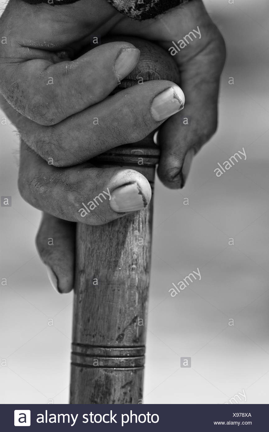 Poor Old Man Walking Stick Stock Photos & Poor Old Man Walking Stick ...