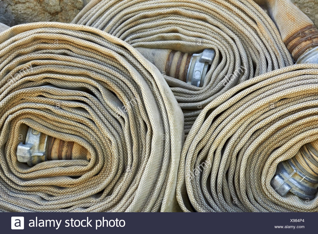 Fire Hose Roll Firefighting Equipment High Resolution Stock Photography ...