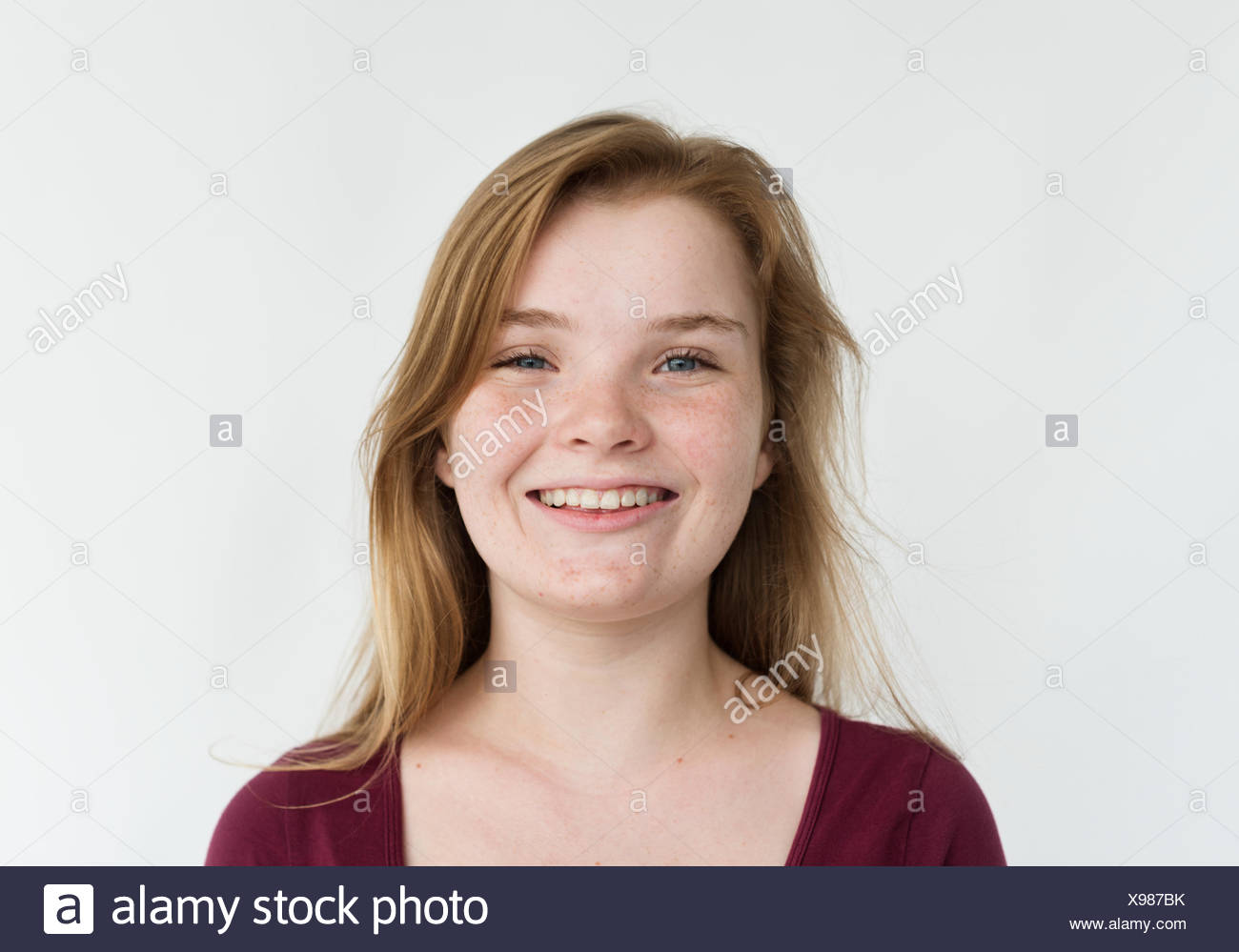 Shy Demure Young Woman High Resolution Stock Photography and Images - Alamy