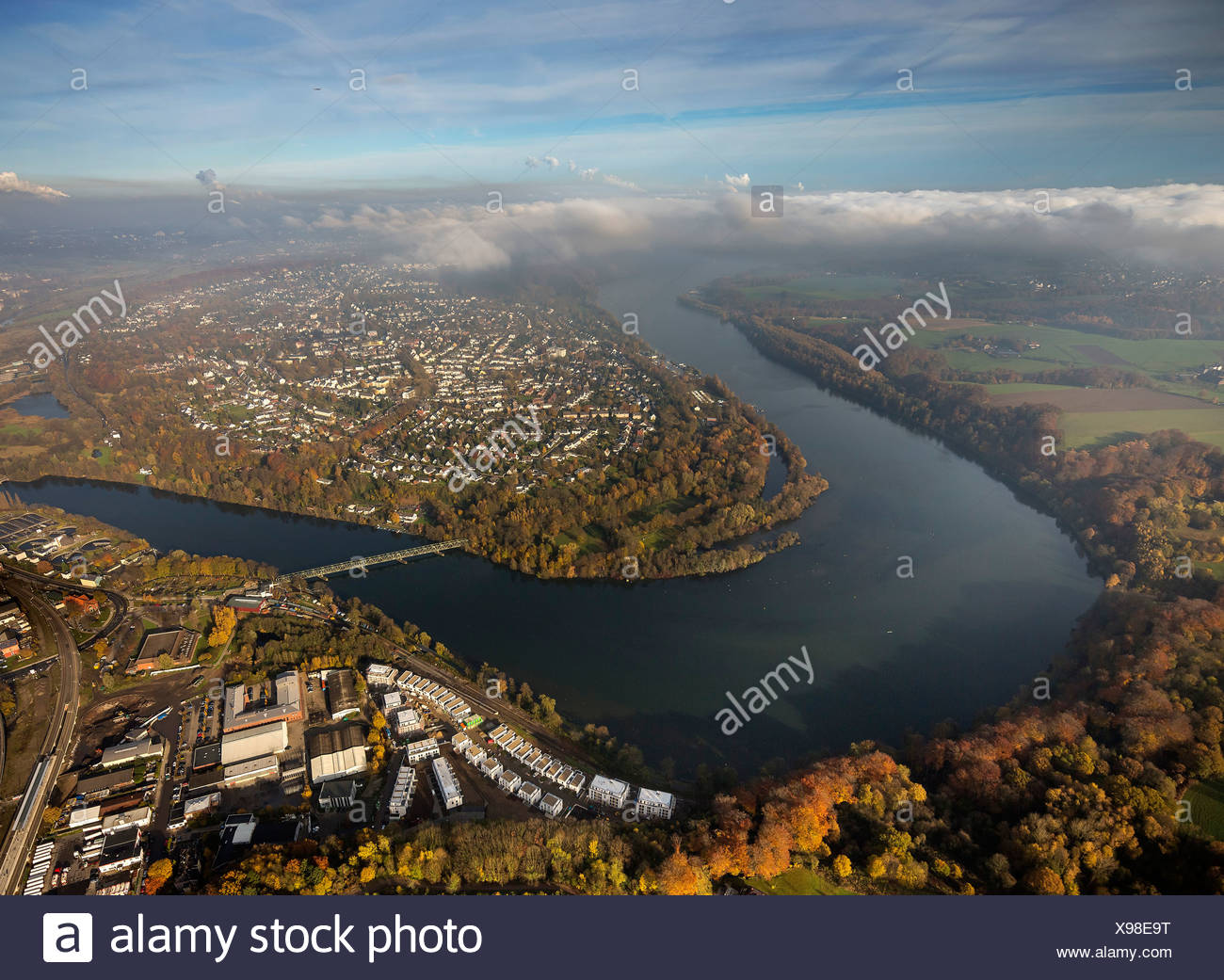 Lake Baldeneysee Essen Germany Stock Photos & Lake Baldeneysee Essen ...