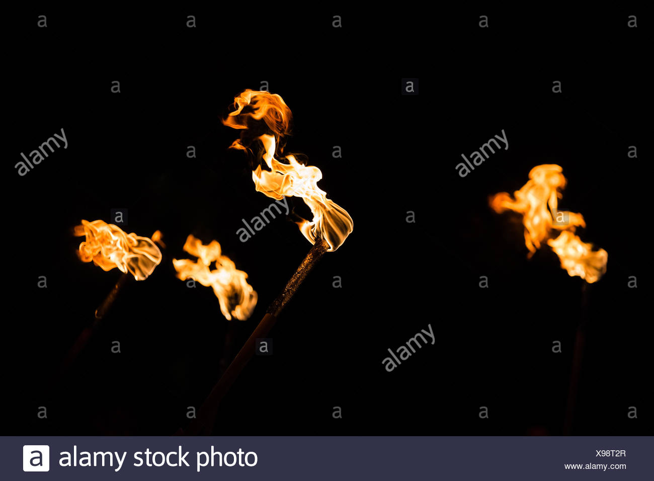 Flaming Torches High Resolution Stock Photography and Images - Alamy
