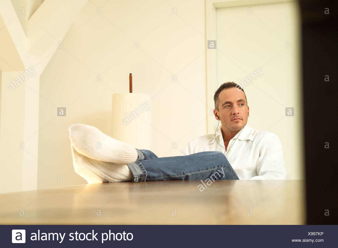 Feet On The Table Stock Photos & Feet On The Table Stock Images - Alamy